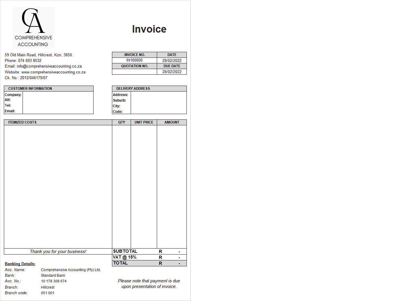 Vat (Value Added Tax) - Comprehensive Accounting
